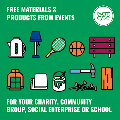 Free materials and products from events for charities, community groups ...