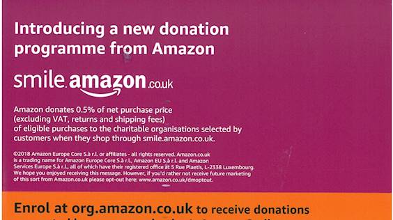 Amazon Donation Programme Launched in the UK | CharityConnect